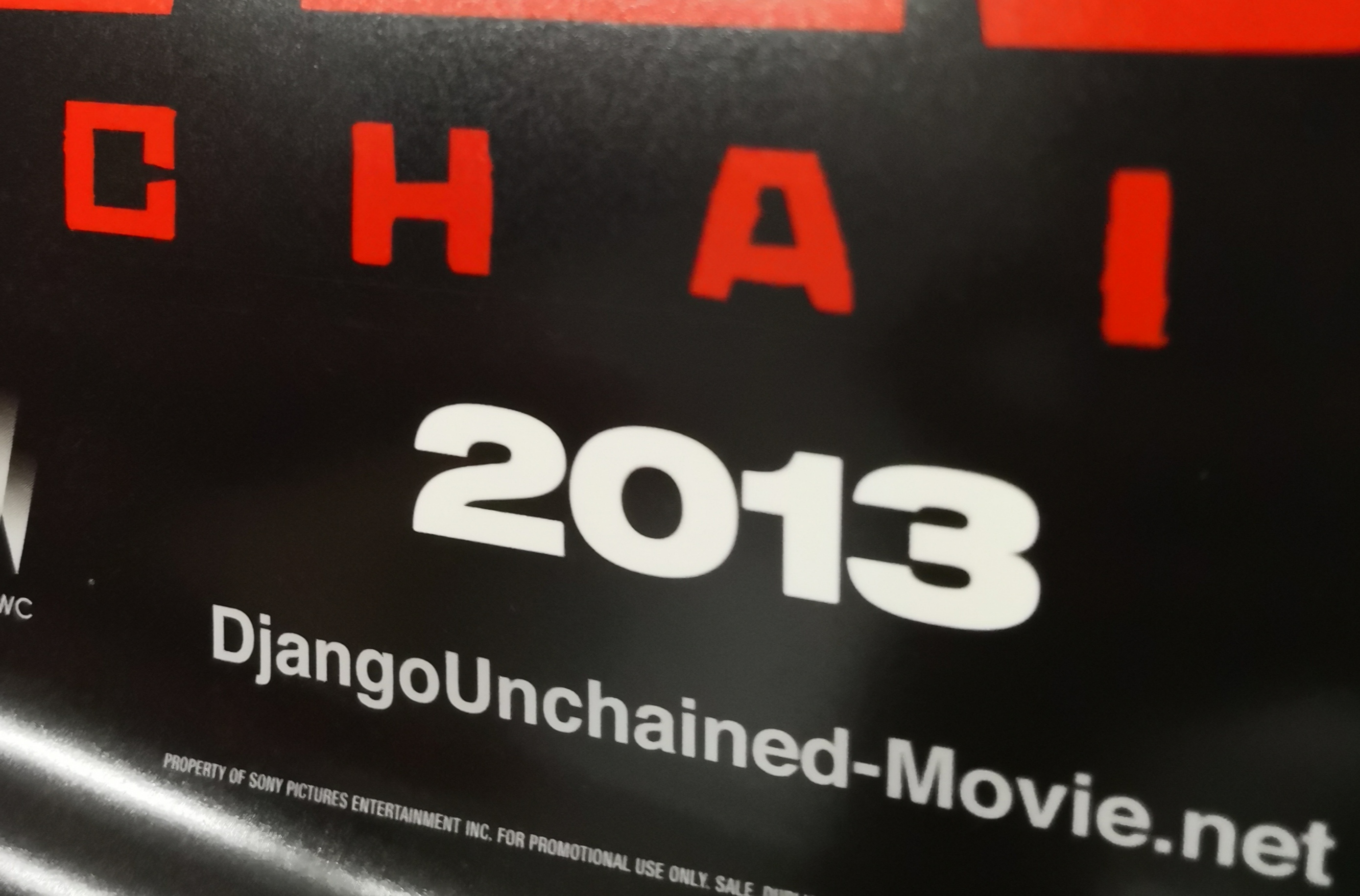 Original Posters Drama Django Unchained Set Of 5 Characters