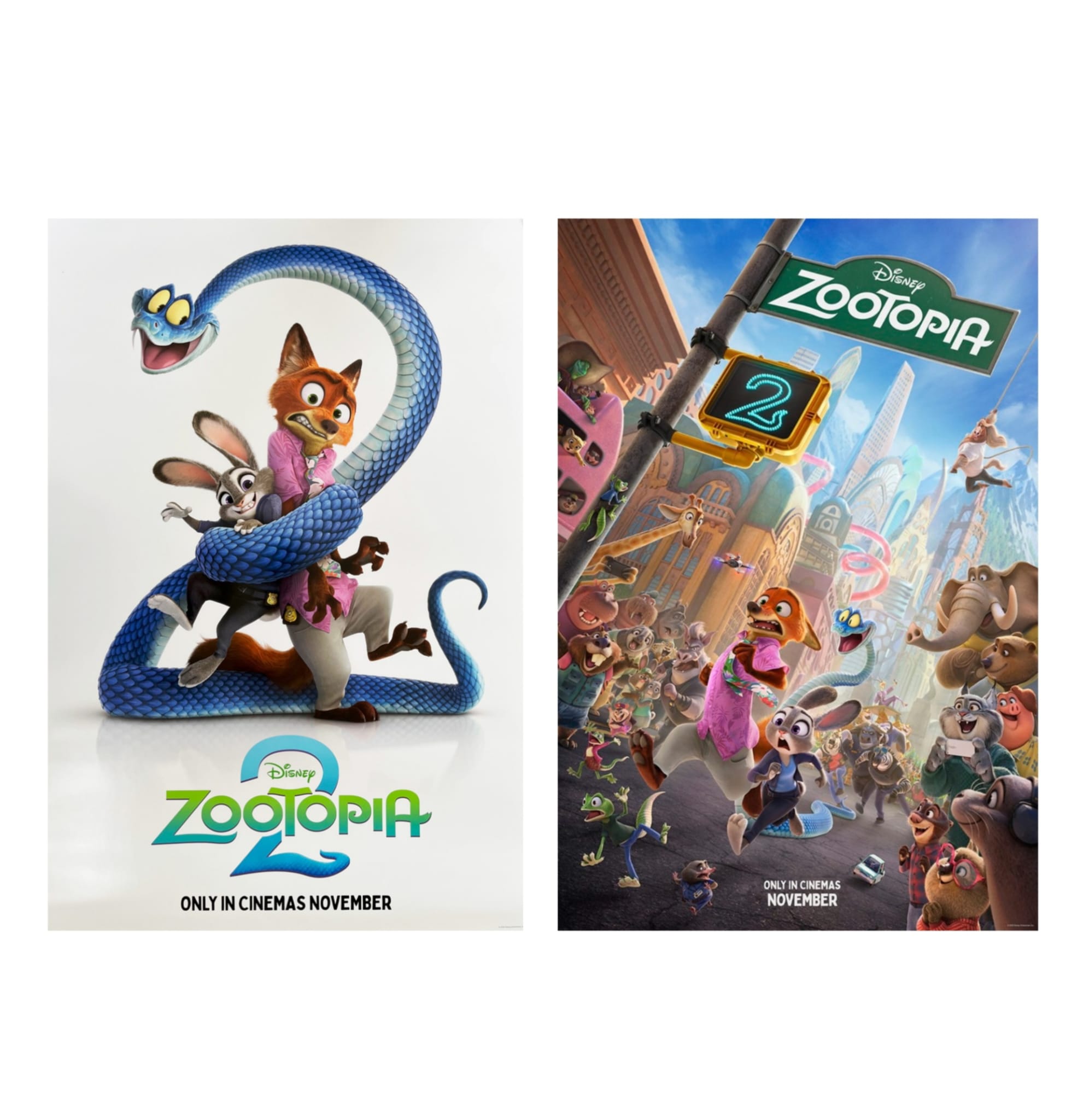Original Posters :: Animation :: Zootopia 2 Set of 2 (A) - Poster Hub